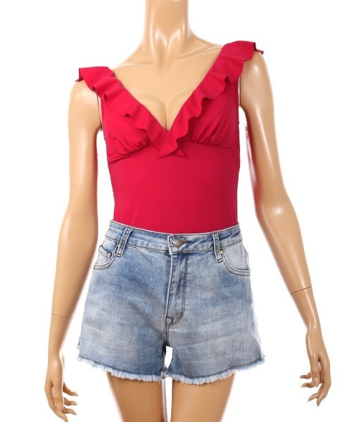 Defilious（デフィリアス）の「ショルダーフレアワンピース水着 9Mサイズ｜Defilious（水着）」 - WEAR