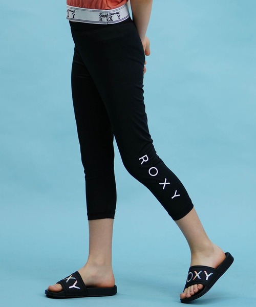 ROXY（ロキシー）の「ROXY/ロキシー キッズ ラッシュガード レギンス ロゴ プリント UVケア 速乾 TLY241112（スイムグッズ）」 - WEAR