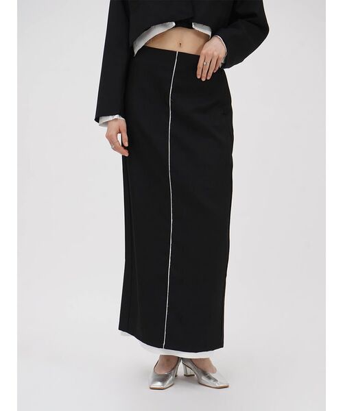 CUT-OFF DESIGN LONG SKIRT（スカート）｜:ETHROF（イーサオブ）のファッション通販 - ZOZOTOWN