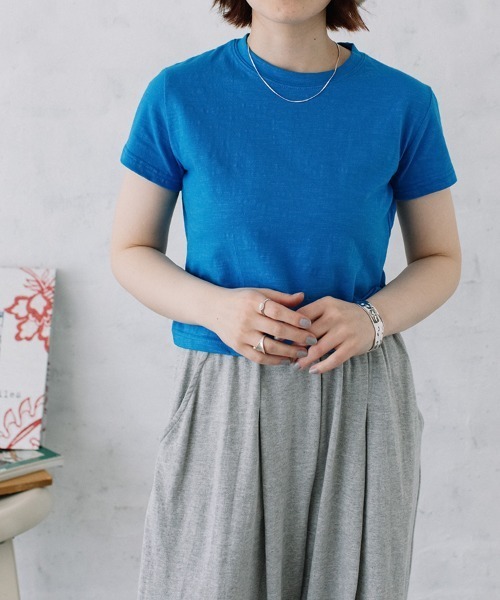 Flugge（フラッジー）の「compact color tee/コンパクトカラーT（Tシャツ/カットソー）」 - WEAR