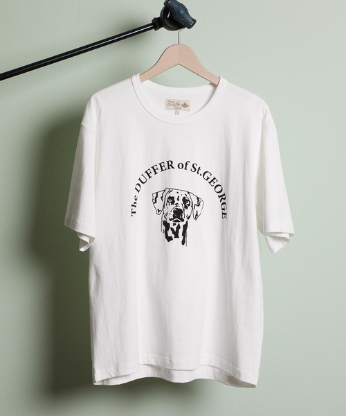 UK DOG TEE 'DALMATIAN'：アニマルプリント ダルメシアン Tシャツ（Tシャツ/カットソー）｜The DUFFER of ...