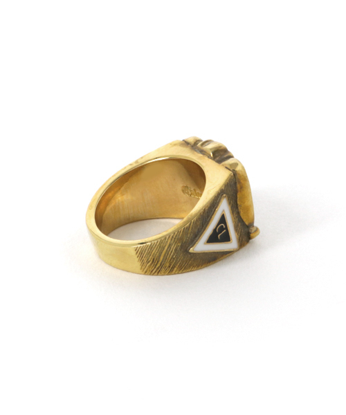 CALEE（キャリー）の「EAGLE PINKIE RING＜BRASS＞（リング）」 - WEAR