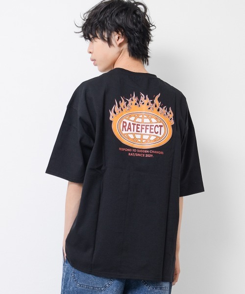 RAT EFFECT（ラットエフェクト）の「RAT FIREビッグTシャツ（Tシャツ/カットソー）」 - WEAR