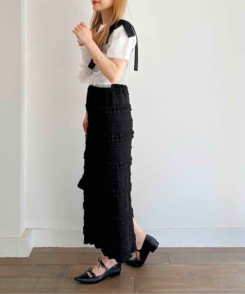 PICCIN（ピッチン）の「【WEB限定】膨れシャーリングバックジップスカート（スカート）」 - WEAR