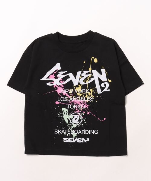 SEVEN2（セブンツー）の「【SEVEN2】キッズ半袖ロゴTシャツ バックプリント（Tシャツ/カットソー）」 - WEAR