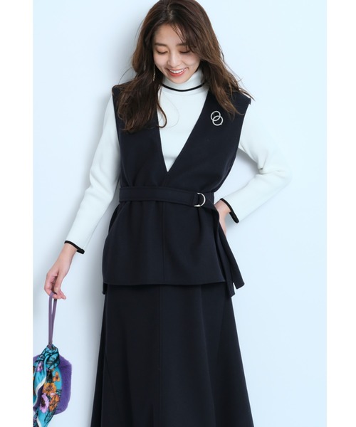 JUSGLITTY（ジャスグリッティー）の「マシュマロジレSETUP（ワンピース）」 - WEAR