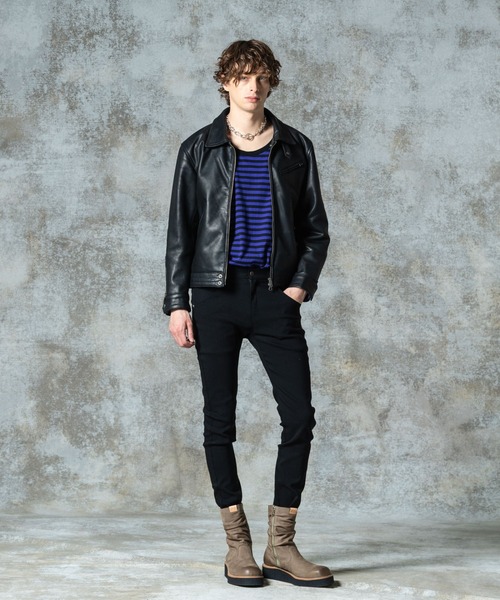 セール】Loose Neck Long Sleeves T-Shirt / ルーズネックロング