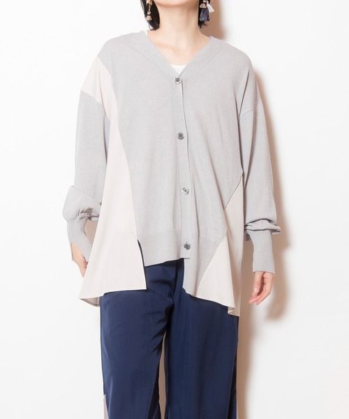 セール】2WAY切替ニットカーディガン（ニット/セーター）｜OSMOSIS