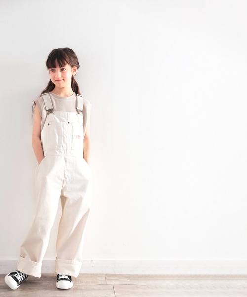 Java（ジャバ）の「《JaVa ジャバコラボ》キッズ 1枚でゆったり&可愛い！綿100％のこだわりサロペット。（サロペット/オーバーオール）」 - WEAR