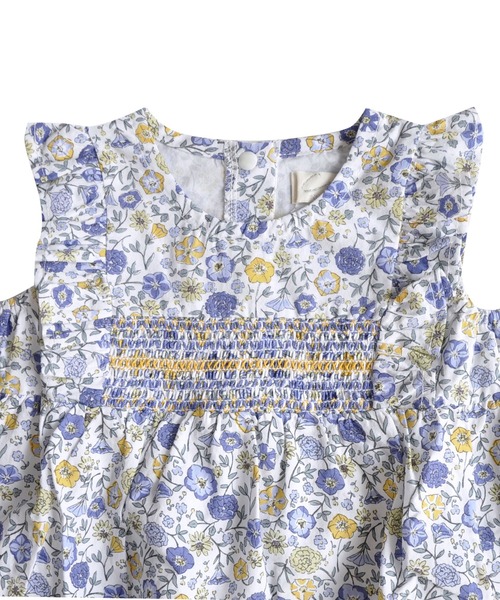 DADWAY（ダッドウェイ）の「花柄スモッキング ミルキースーツ（ワンピース）」 - WEAR