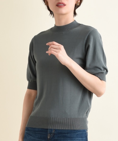 INTERPLANET（インタープラネット）の「5分袖パフスリーブプルオーバー（ニット/セーター）」 - WEAR