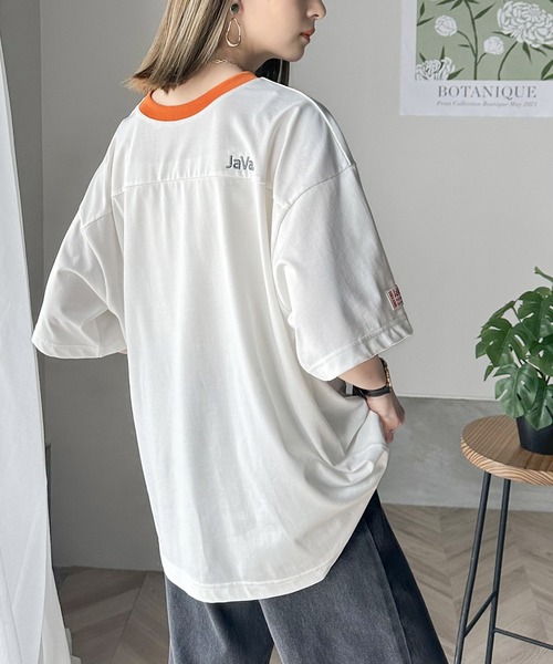 Java（ジャバ）の「《JaVa ジャバコラボ》大人のアメカジスタイル。ナンバーリングリンガーフットボールT（Tシャツ/カットソー）」 - WEAR
