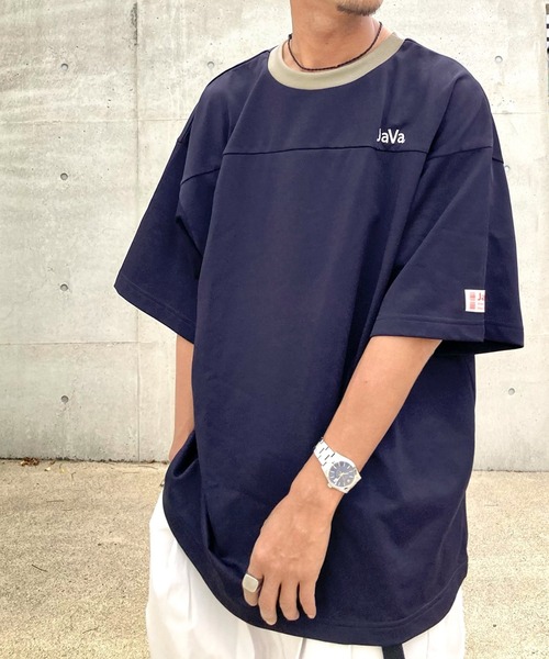 Java（ジャバ）の「《JaVa ジャバコラボ》大人のアメカジスタイル。ナンバーリングリンガーフットボールT（Tシャツ/カットソー）」 - WEAR