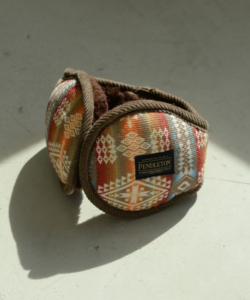 【セール】PENDLETON ペンドルトン 'Canyonlands' CORDUROY EAR MUFF キャニオンランド プリント ...