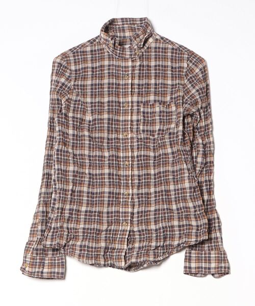 【セール/ブランド古着】チェック柄長袖シャツ（シャツ/ブラウス）｜L'Appartement（アパルトモン）のファッション通販 - ZOZOUSED