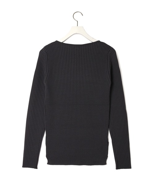 ADAM ET ROPE'（アダムエロペ）の「【BATONER】women SOLID WOOL RIB BOAT NECK（ニット/セーター）」 - WEAR