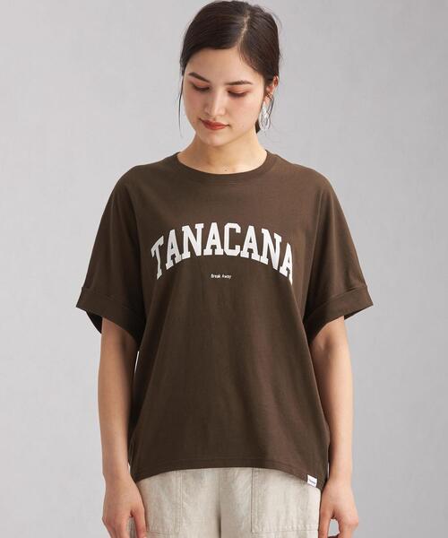 green label relaxing（グリーンレーベルリラクシング）の「[ Tanacana (タナカーナ) ] SC ロゴ プリント ショートスリーブ Tシャツ（Tシャツ/カットソー ...