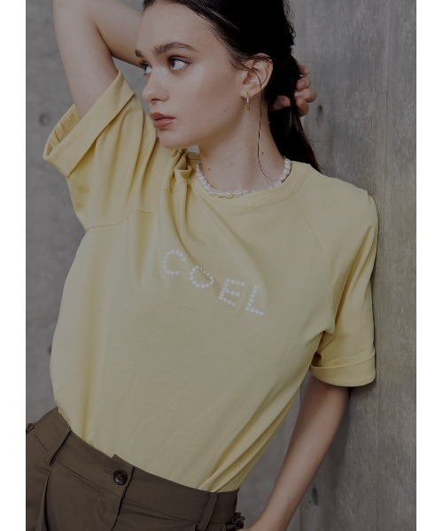 COEL（コエル）の「パールロゴTシャツ（Tシャツ/カットソー）」 - WEAR