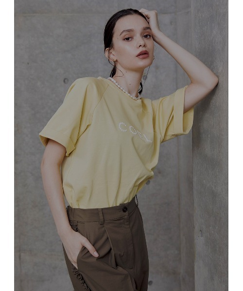 COEL（コエル）の「パールロゴTシャツ（Tシャツ/カットソー）」 - WEAR