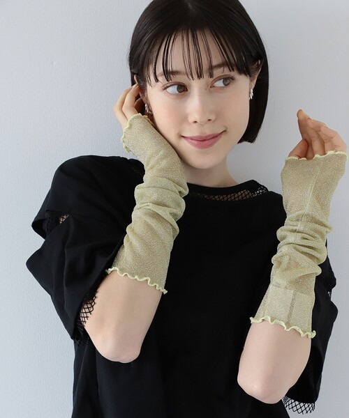 Ray BEAMS（レイビームス）の「O.ラメアームウォーマー（手袋）」 - WEAR
