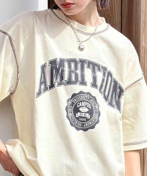 Java（ジャバ）の「《JaVaジャバ 別注》大人ヴィンテージ。プリントアウトステッチリバースウィーブ風Tシャツ（Tシャツ/カットソー）」 - WEAR