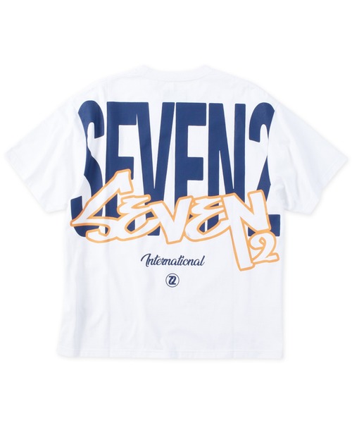 SEVEN2（セブンツー）の「SEVEN2 セブンツー 天竺半袖Tシャツ 大きいサイズ ビッグシルエット オーバーサイズ（Tシャツ/カットソー ...