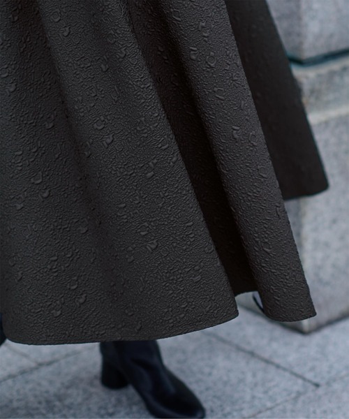 UR'S（ユアーズ）の「ふくれジャガードウエストタックフレアスカート（スカート）」 - WEAR