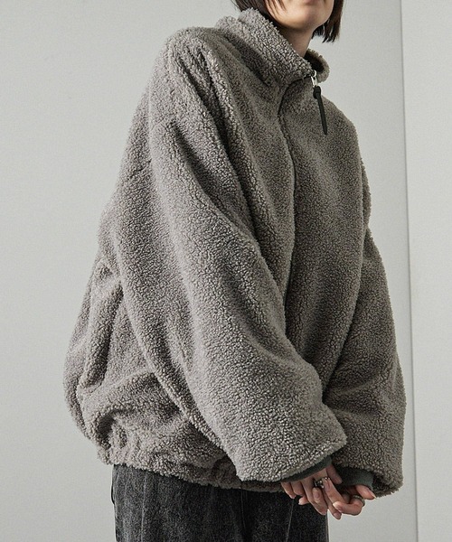 Alfred Alex（アルフレッドアレックス）の「【Alfred Alex】2WAYリバーシブル ドロストトラックブルゾン（ブルゾン ...