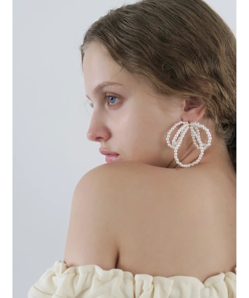 swane（スワネ）の「ribbon pierce（ピアス（両耳用））」 - WEAR