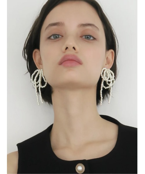 swane（スワネ）の「ribbon pierce（ピアス（両耳用））」 - WEAR