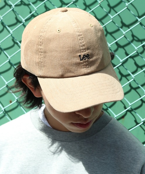 Lee（リー）の「【LEE/リー】LE LOW CAP 16W CORDUROY/コーデュロイ ロゴ刺繍 ローキャップ（キャップ）」 - WEAR