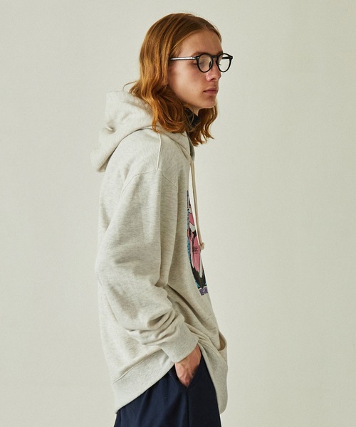 EMMA CLOTHES（エマクローズ）の「【The Rolling Stones/Queen】ロックプリント オーバーサイズ ピグメント加工 プルオーバーパーカー EMMA CLOTHES ...