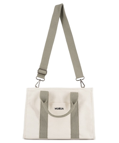 MURUA（ムルーア）の「MURUA(ムルーア)2WAYキャンバストートバッグ ショルダーバッグ MR-B1241（トートバッグ）」 - WEAR