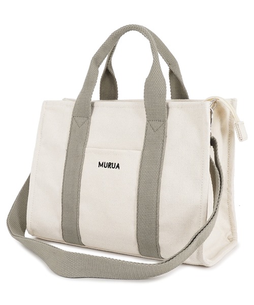 MURUA（ムルーア）の「MURUA(ムルーア)2WAYキャンバストートバッグ ショルダーバッグ MR-B1241（トートバッグ）」 - WEAR