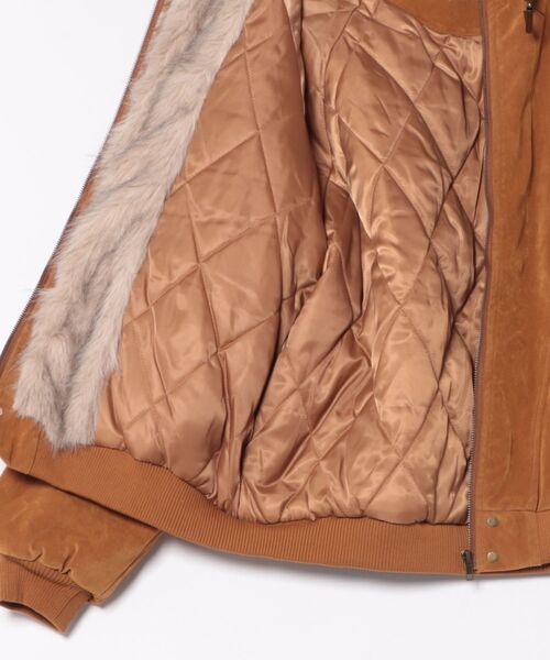 フェイクムートンジップアップジャケット（ブルゾン）｜HOOK（フック