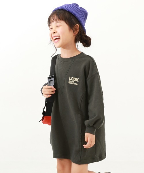 devirock（デビロック）の「ビッグシルエット ガゼットスウェットワンピース（ワンピース）」 - WEAR