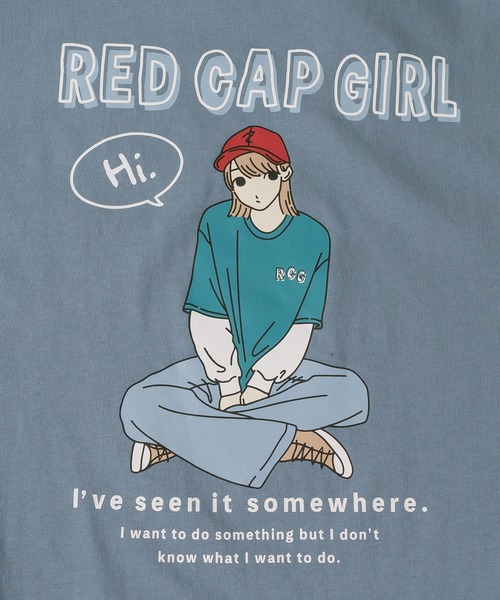 Red Cap Girl（レッドキャプガール）の「【Red Cap Girl／レッドキャップガール】ガールイラストフェイクレイヤードロンT ...