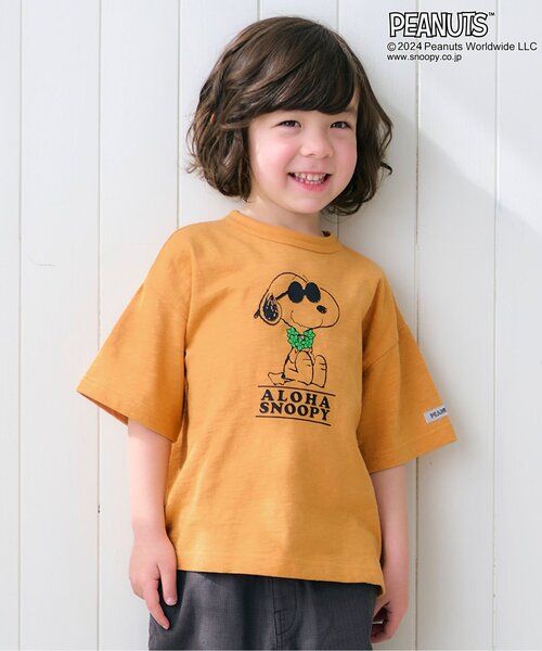 PEANUTS（ピーナッツ）の「【親子お揃い可能】PEANUTS コラボ半袖Tシャツ（Tシャツ/カットソー）」 - WEAR