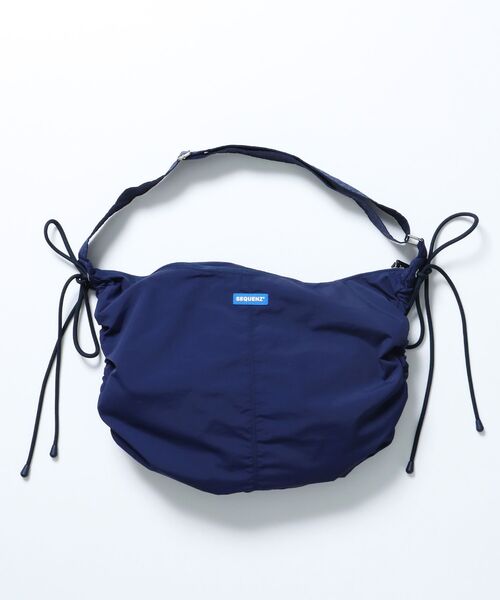 SEQUENZ（シークエンズ）の「＊新色追加【SEQUENZ（シークエンズ）】SHOULDER GATHER BAG / テック ショルダーバッグ 調節可能 ドローコード（ショルダーバッグ ...