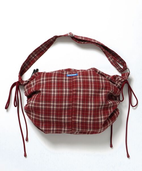 SEQUENZ（シークエンズ）の「＊新色追加【SEQUENZ（シークエンズ）】SHOULDER GATHER BAG / テック ショルダーバッグ 調節可能 ドローコード（ショルダーバッグ ...