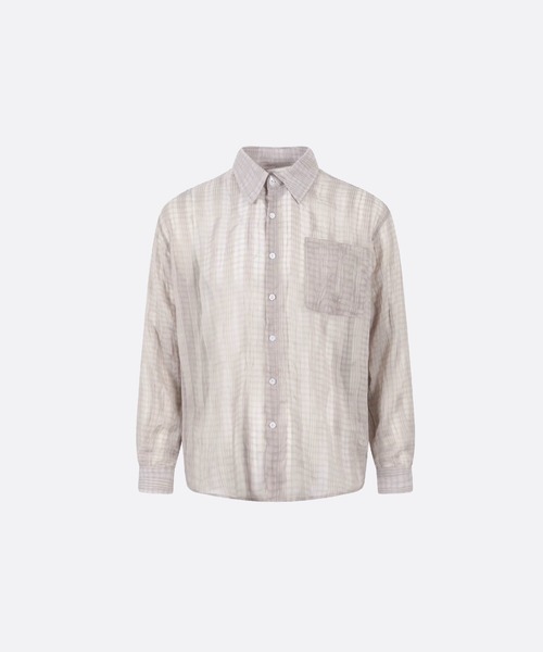 U:UME（ユーム）の「Embossed Sheer Shirt（Tシャツ/カットソー）」 - WEAR