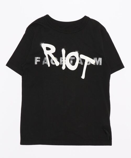 RIOT FACETASM（ライオットファセッタズム）の「【RIOT FACETASM】RIOT LOGO TEE（Tシャツ/カットソー ...