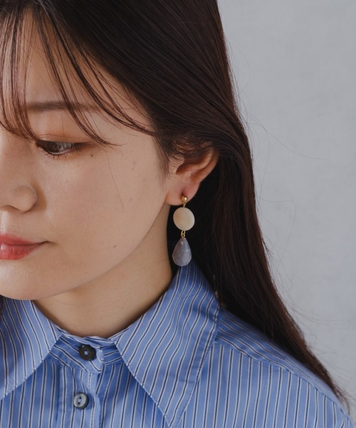 BIRTHDAY BAR（バースデイバー）の「Marble Drop Pierce（ピアス（両耳用））」 - WEAR