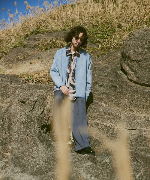 CASPER JOHN（キャスパージョン）の「Denim band collar shirts/デニムバンドカラーシャツ（シャツ/ブラウス ...