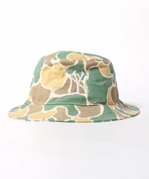 47BRAND/フォーティーセブンブランド Yankees Duck Camo '47 BUCKET HAT ヤンキース バケットハット ...