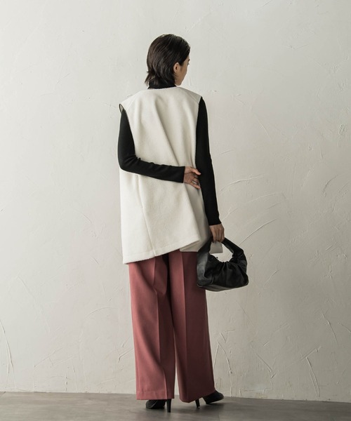 MAYSON GREY（メイソングレイ）の「配色パイピングボアベスト（その他アウター）」 - WEAR