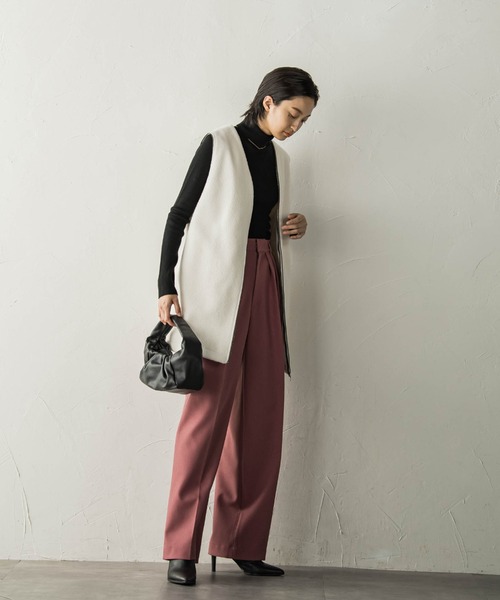 MAYSON GREY（メイソングレイ）の「配色パイピングボアベスト（その他アウター）」 - WEAR