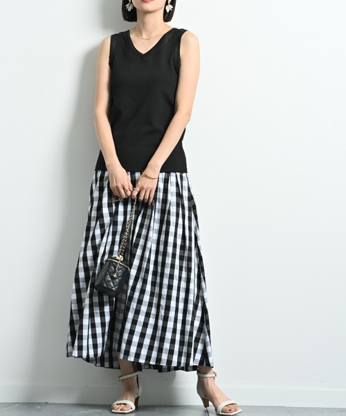 INTERPLANET（インタープラネット）の「タックボリュームフレアースカート（スカート）」 - WEAR