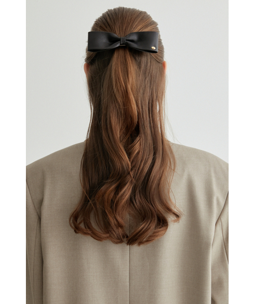 J.RIBBON Leather Hairpin (JAI1HP4BS841FABK0)（その他小物）｜JESTINA（ジェイエスティナ）の ...