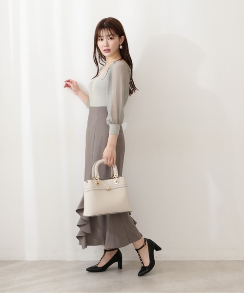 PROPORTION BODY DRESSING（プロポーションボディドレッシング）の「ハートカットボリュームスリ－ブニット ...